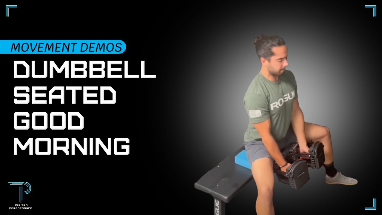 Dumbbell Seated Good Morning