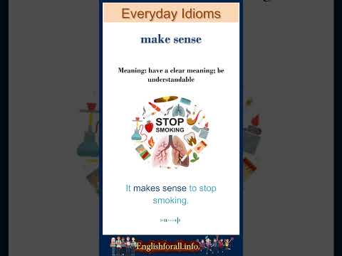 Make sense meaning | make sense sentences | Common English Idioms #shorts