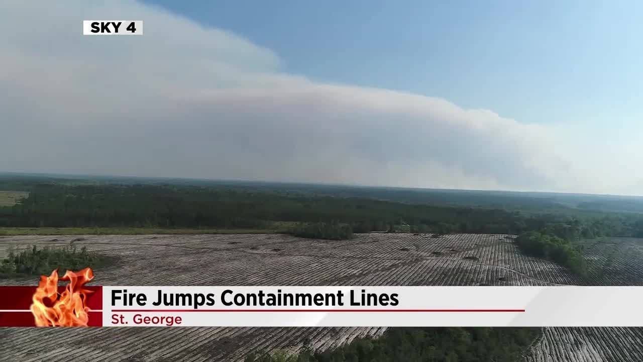 Okefenokee fire grows