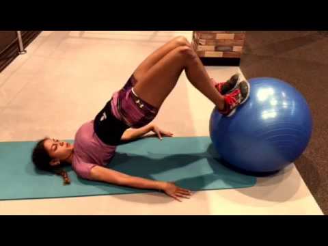 Exercise of the week: Swiss Ball Hamstring Curl – Inspired by Miranda