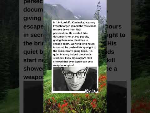 The Forger Who Outwitted Nazis for 14,000 Lives: Adolfo Kaminsky