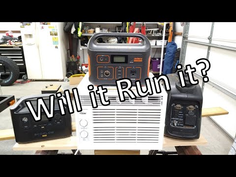 Jackery vs EcoFlow vs Gas Generator - Which will Power a Small AC Unit?