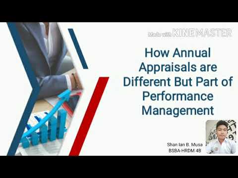 How Annual Appraisal different but part of Performance Management