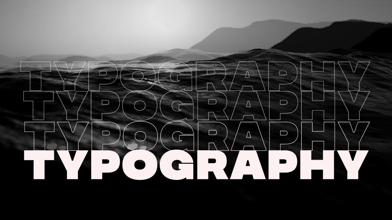 Kinetic Typography Ads