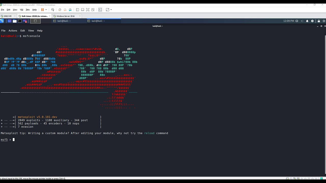 Lab 2.3 Exploiting Windows Server 2016 using Metasploit