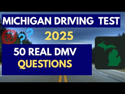 Michigan Driving License Test 2025 – 50 Must-Know Questions with Answers