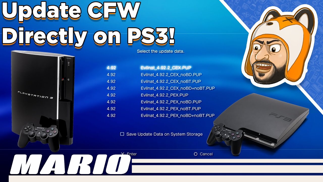 Update CFW Directly on a Jailbroken PS3 with Evilnat CFW!