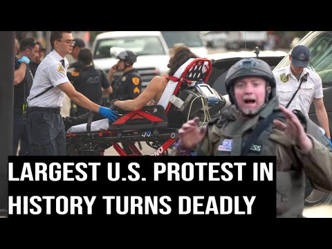 “No Kings” Protest Turns Deadly: Military Arrests, Assassinations & Largest US Protest in History