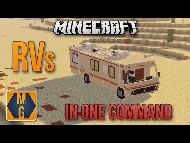 RV Campers in One Command! Minecraft Map