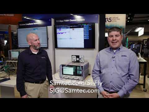 Samtec 112 Gbps PAM4 SI Fly Flyover® System, Rohde & Schwarz ZNA