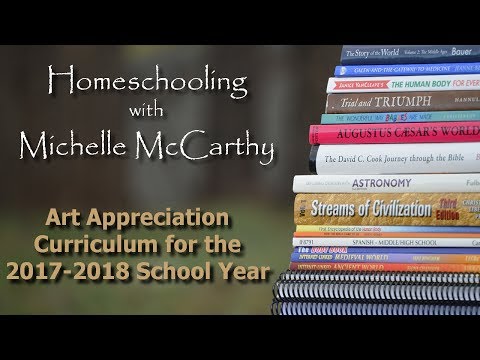 Art Appreciation Curriculum for the 2017-2018 School Year