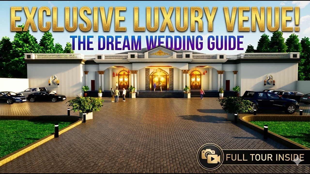 Stunning Marquee Front Elevation Design | 3D Architectural Walkthrough