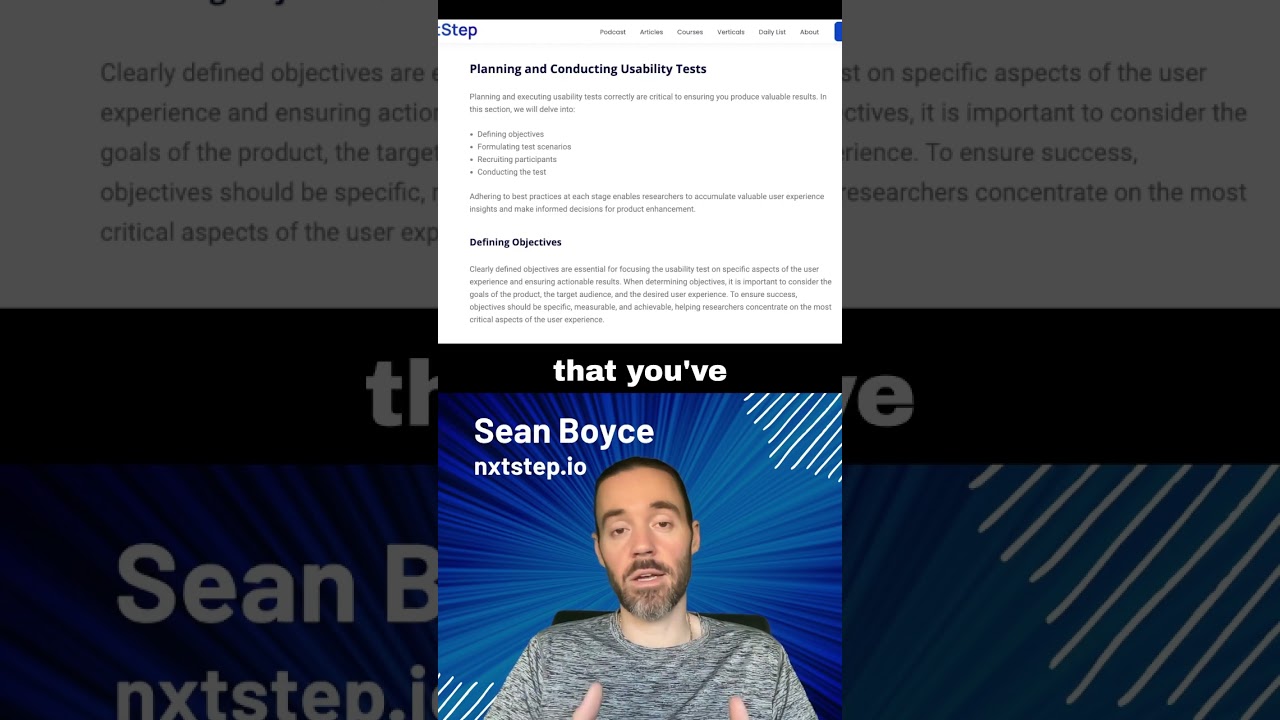 How to Conduct a Successful Usability Test