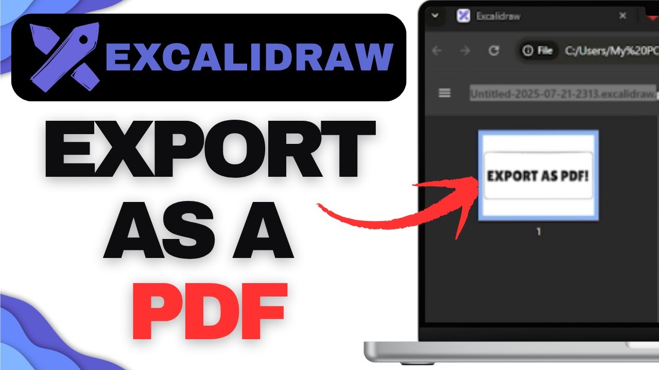 How to Export as PDF in Excalidraw | Easy Step-by-Step Tutorial