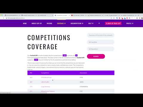 Part 1: How to create a World Cup website (live scores)