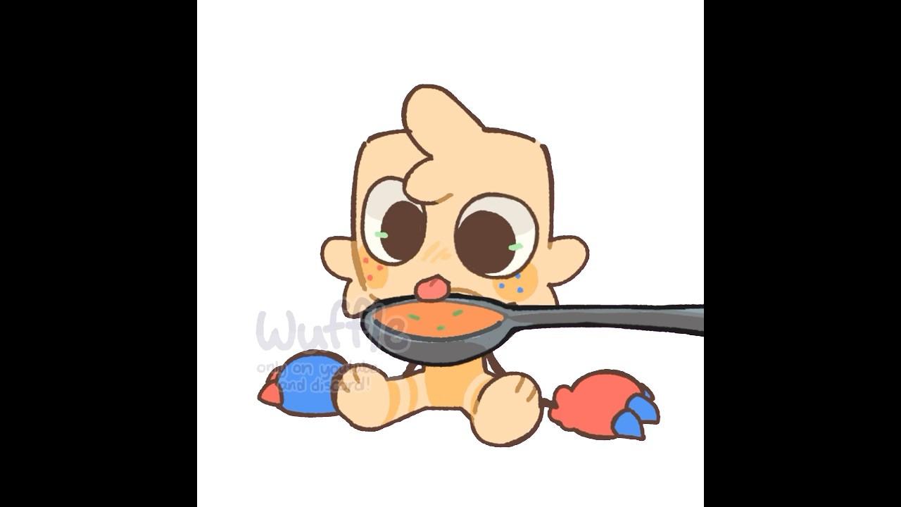 The spoon feeding trend but with Goob // Dandy’s World //#dandysworld #animation