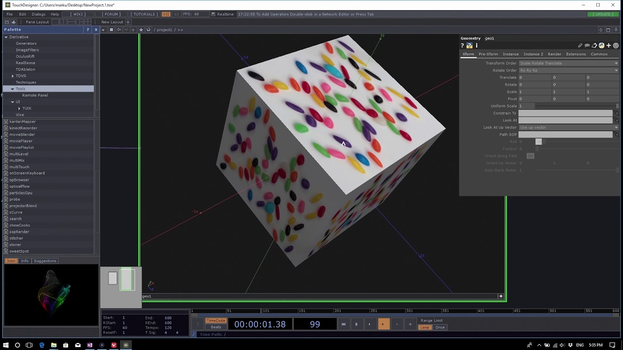 TouchDesigner Workshop Buenos Aires Part 1/2
