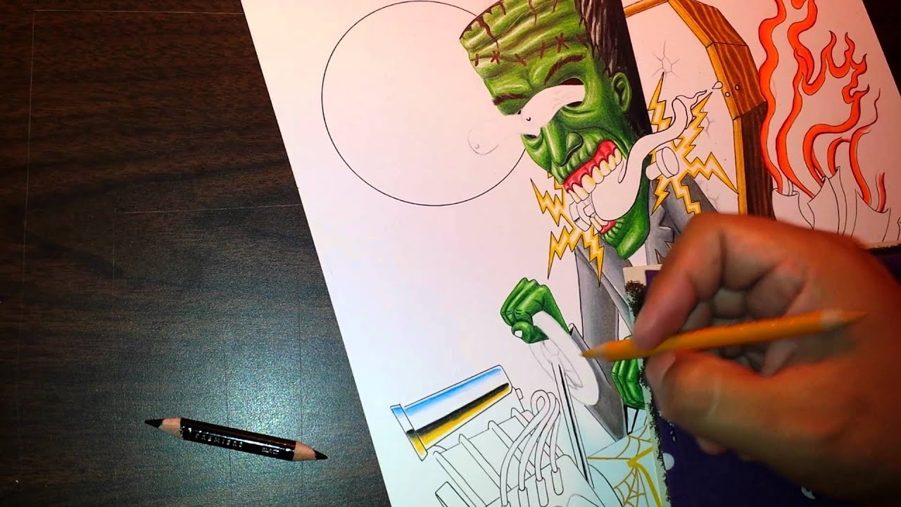 Adding Rat Fink style chrome look to engine of art