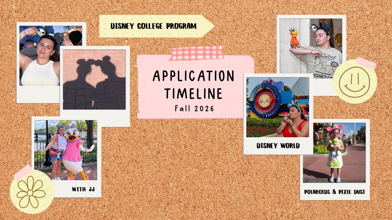 Disney College Program - Application Timeline (Fall 2026)