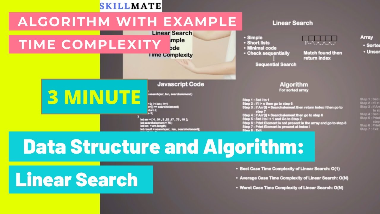 Linear Search Algorithm Explain with Example in Hindi | Code | Time Complexity | Data Structures