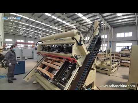 SF9025 Automatic Vertical Wood Nailing Machine line for Stringer/American wood Pallet.