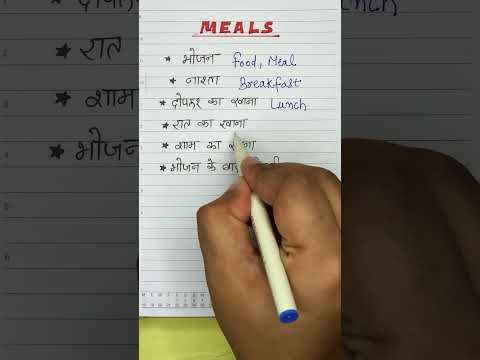 “Different types of Meals” 🥗🍛#vocabulary #learnenglish #englishwords #education #food #shorts