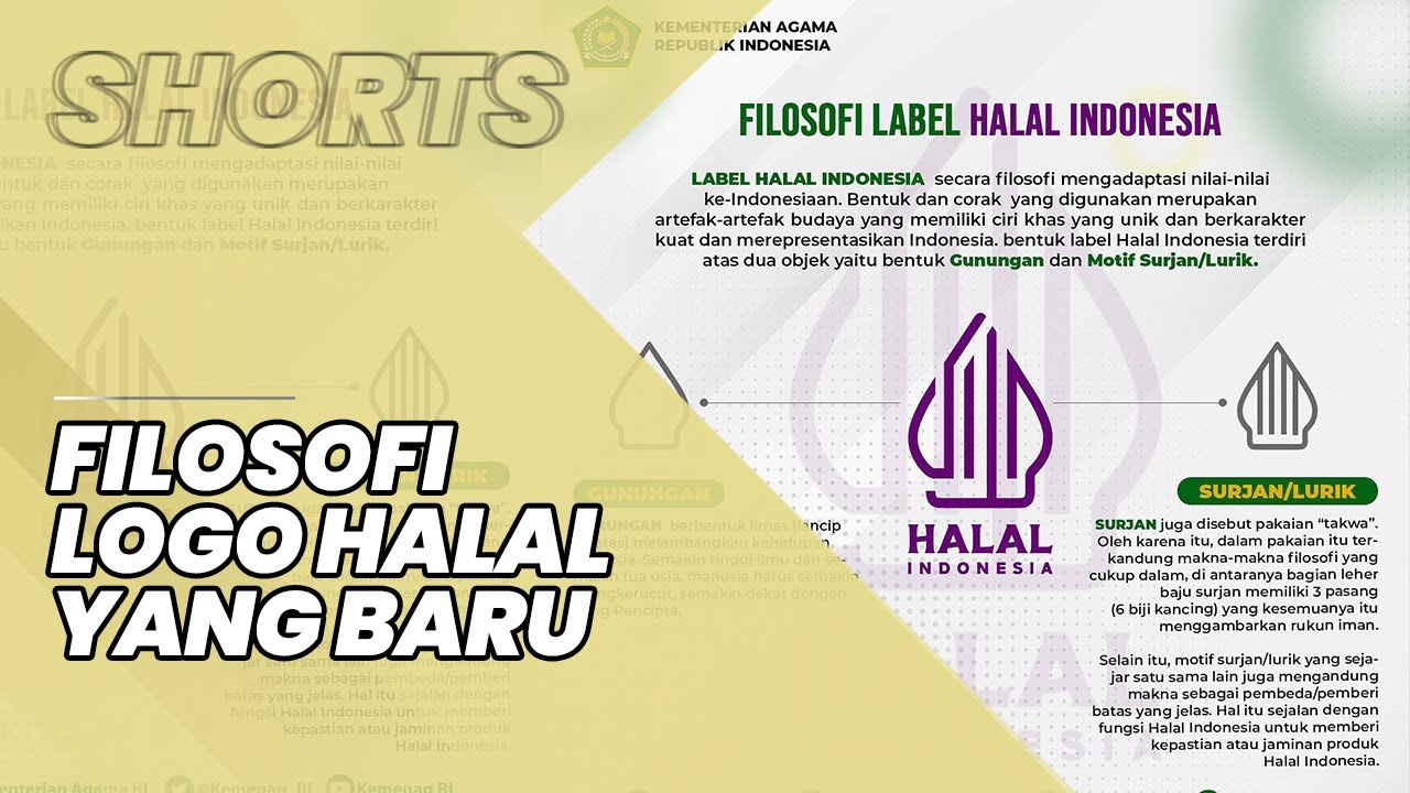 Filosofi, Bentuk, dan Warna Logo Halal Baru Indonesia, Warna Ungu ...
