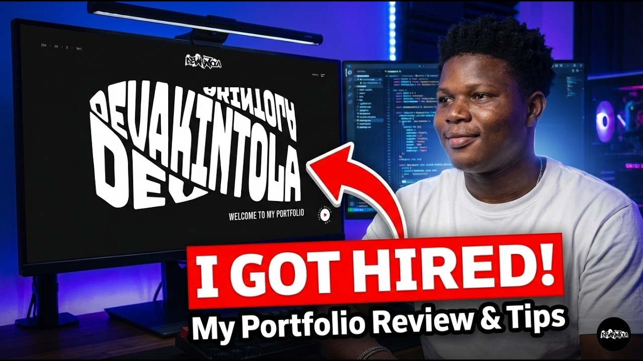 My 2026 Web Developer Portfolio | Next.js, React & UI