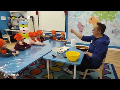 Discovery Nezhinskaya Mr. Shaun Native English teacher cooking class