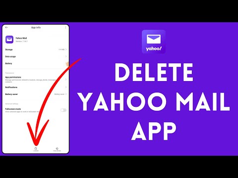 How to Delete Yahoo Mail App (2024) | Uninstall Yahoo Mail Application
