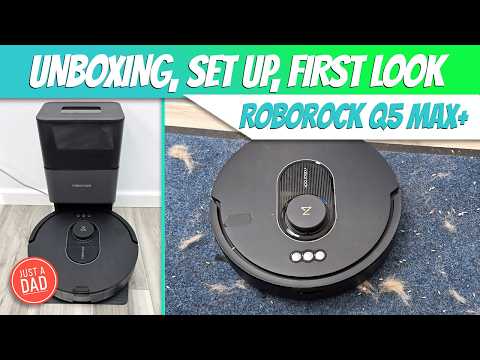 Roborock Q5 Max+ Robot Vacuum Cleaner How To Setup & UNBOXING How to Map Your House in Settings