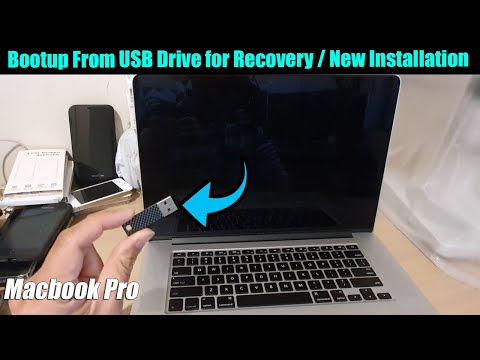How to Bootup From USB Drive for Recovery / New Installation on Macbook / Mac Computer