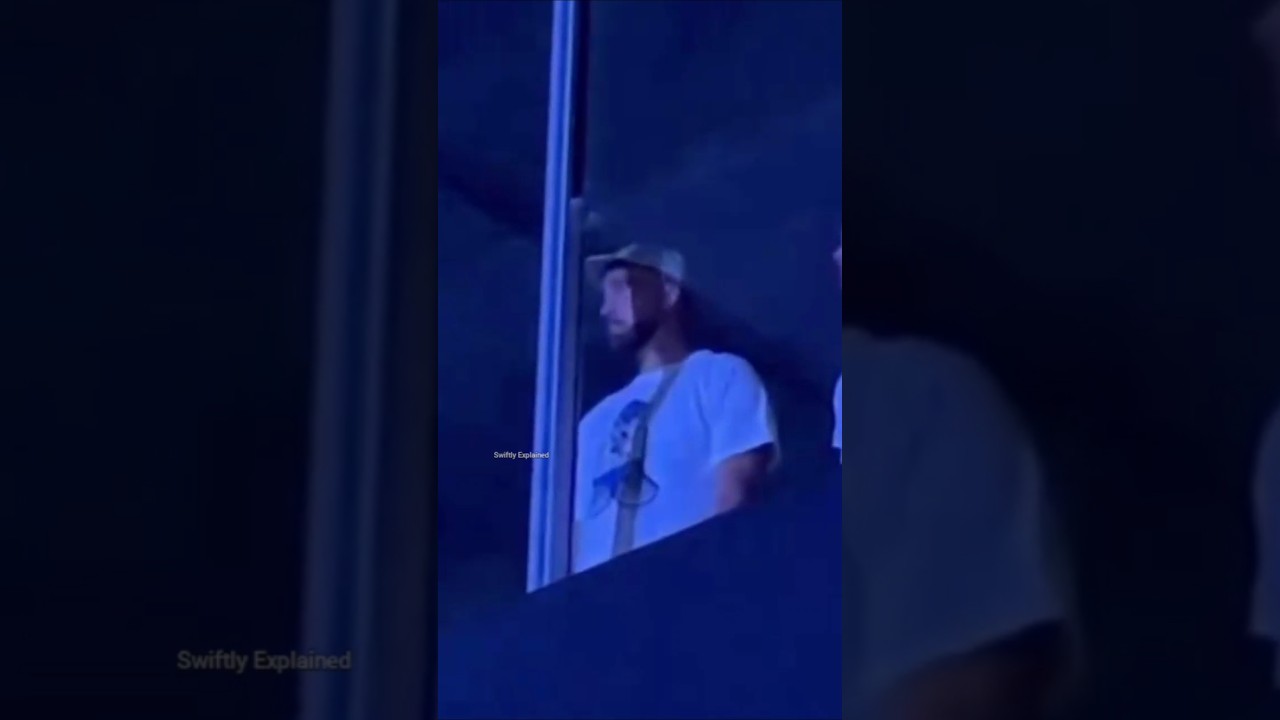 The exact moment Travis Kelce fell in love with Taylor swift at his first eras tour show Kansas City