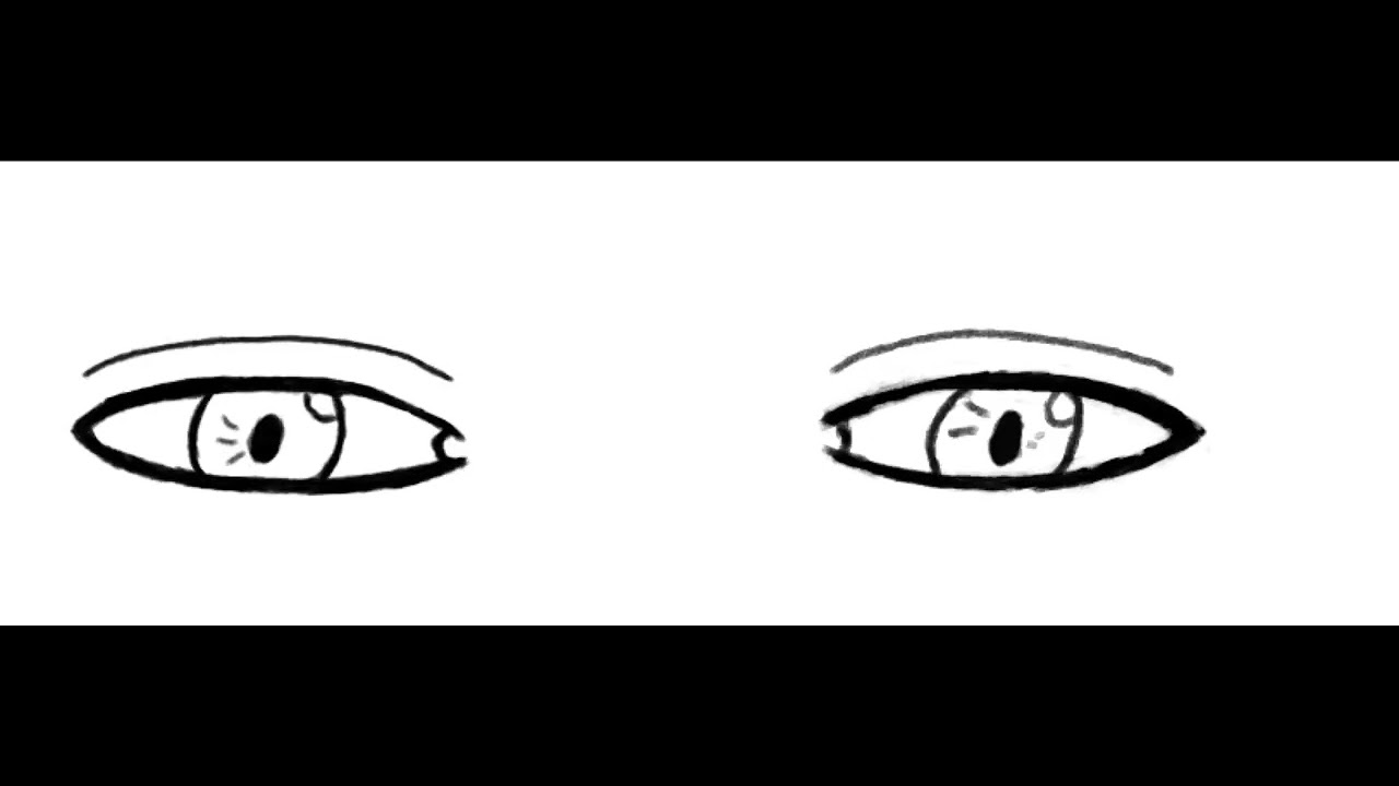 Blinking Eyes Animation Practice | Learning 2D Animation in Krita