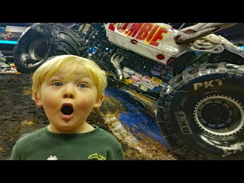 Monster Jam Backstage & Pit Party - Monster Mutt and Zombie's biggest fans.