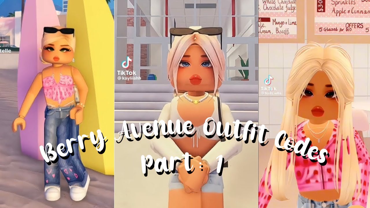 10+ Outfit Codes 4 You *Berry Avenue* || Part: 1