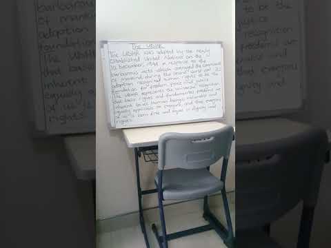 The Universal Declaration of Human Rights (Civic Education Grade ten)