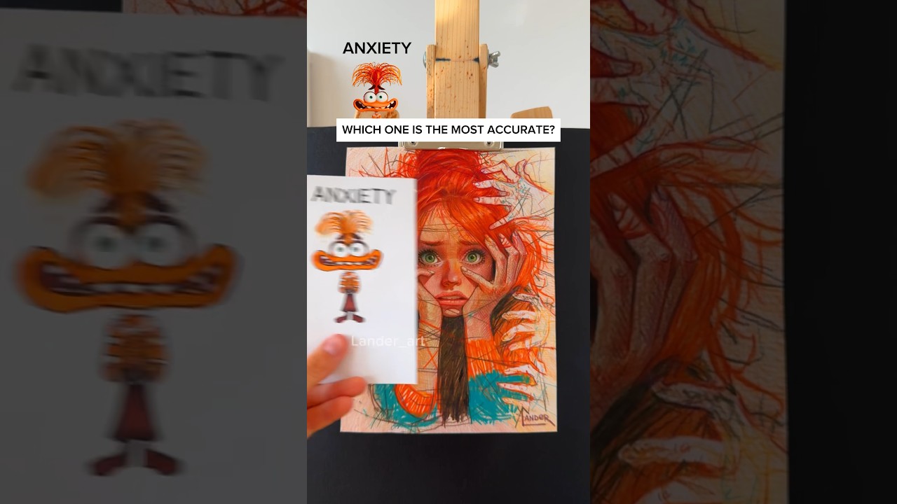 I draw all #InsideOut emotions as a real humans🧡Who is your favourite? Riley next? #insideout2 #art