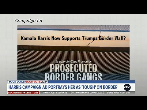 Candidate Kamala Harris Supporting Trump's Border Wall?
