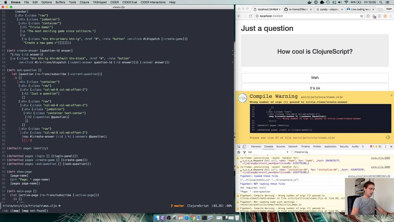 Live Coding #003: Trivia Game wireframe #2
