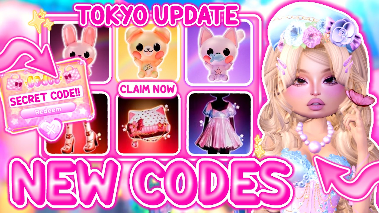 *NEW CODES!!* ALL NEW CODES IN THE NEW DRESS TO IMPRESS TOKYO UPDATE! *SECRET CODE!* | Roblox