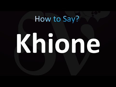 How to Pronounce Khione (correctly!)