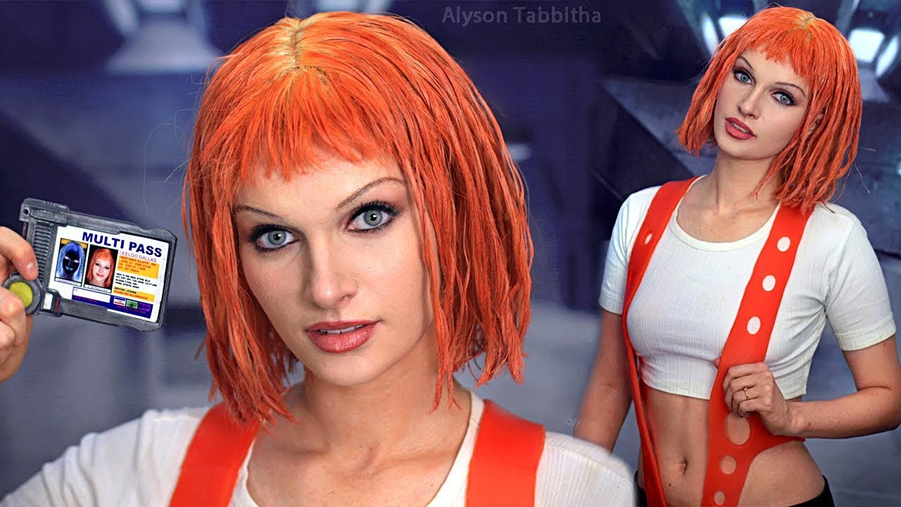 Leeloo (Fifth Element) Makeup / Hair / Costume - Cosplay Tutorial