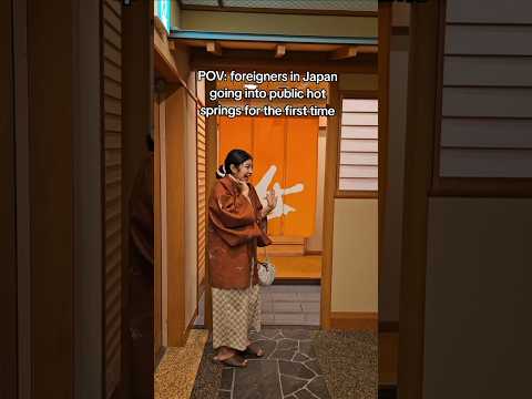 POV: foreigners going to a hot spring in japan #japan #Japanese #japantravel #hotspring
