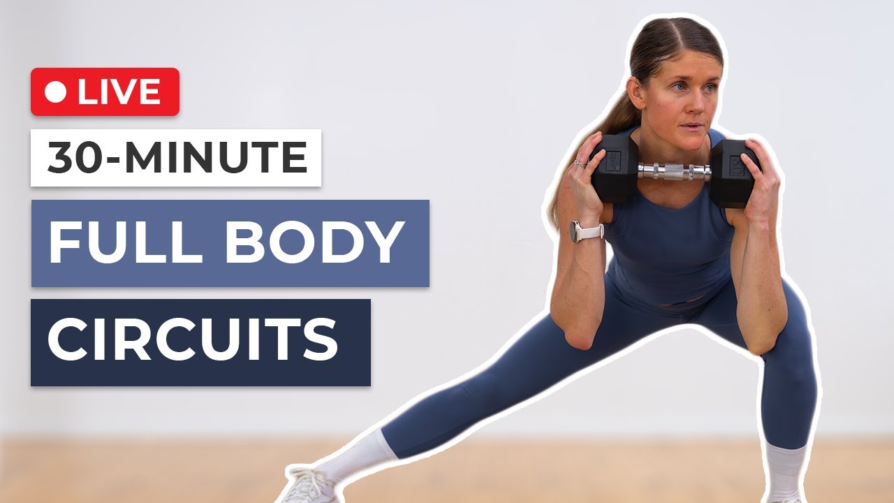 Live 30-Minute Full Body Circuit Training (SHRED Format)