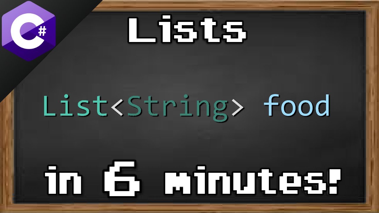 C# Lists 📃