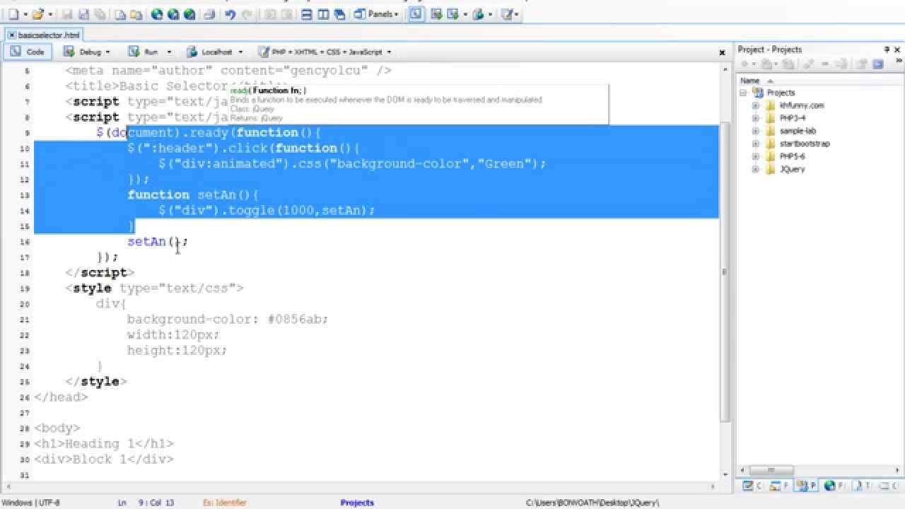 JQuery Basic Filter Selector #05