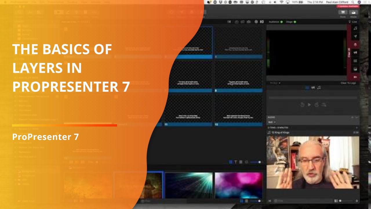ProPresenter 7 Tutorial:  The Basics of Using Layers