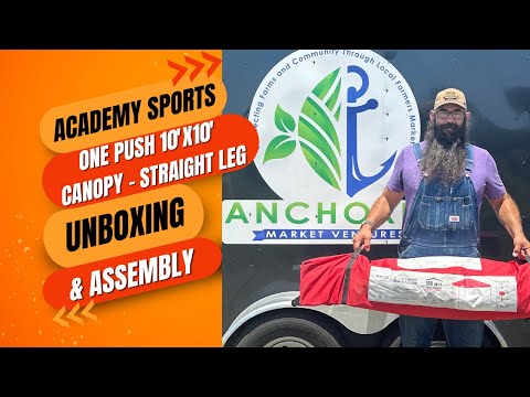 Academy Sports One Push Canopy: Unboxing & Setup in Minutes! Plus Bonus Tip!