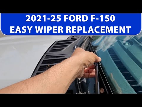 How To Remove/Replace 2021-25 Ford F-150 Windshield Wipers. Super Easy.